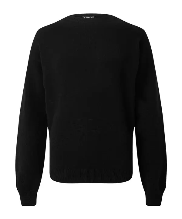 TOM FORD Crew Neck Long Sleeve Knit Sweater
