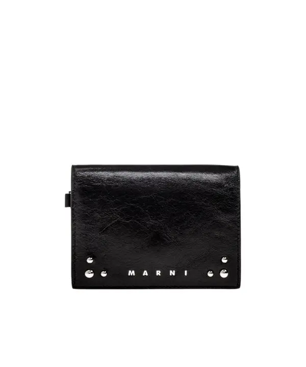 Marni Leather Wallet With Logo