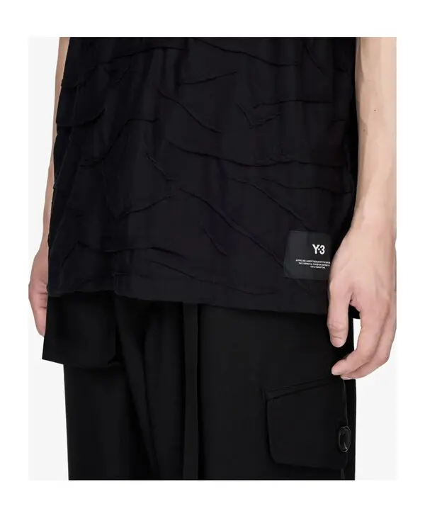 Y3 Tpleated Short-sleeved T-shirt