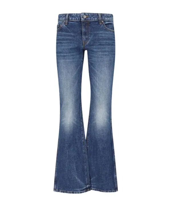 Khaite Mid-rise Flared Jeans