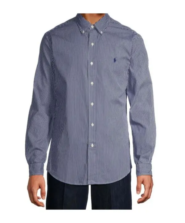 Polo Ralph Lauren Striped Button-down Shirt - Blue