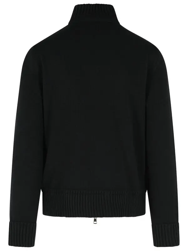 Moncler Logo Patch Zip-up Padded Cardigan