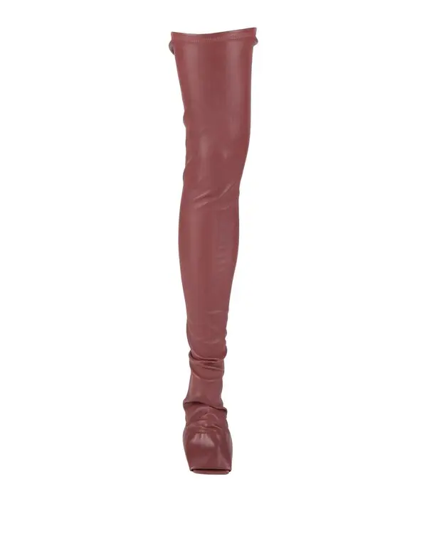 Rick Owens Simple Leather Knee-high Boots