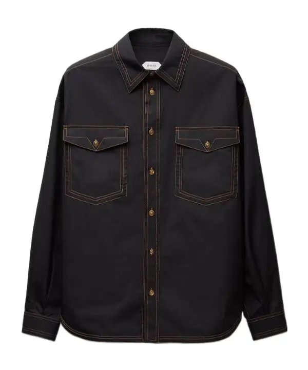 Versace Cotton Poplin Loose Shirt
