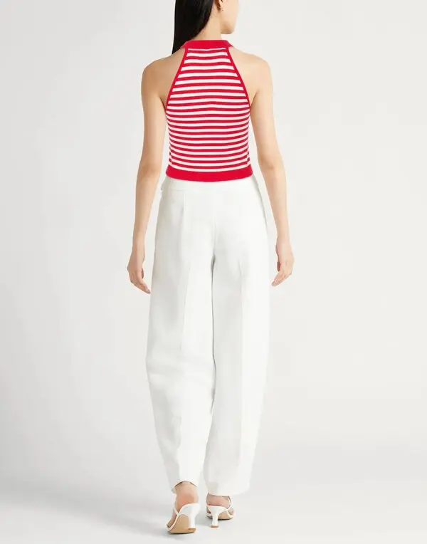 Max Mara Striped Sleeveless Knit Top