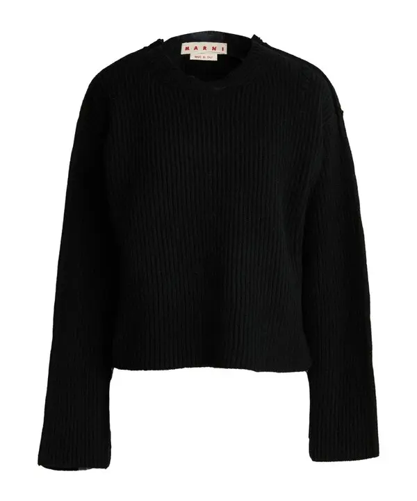 Marni Solid-color Wool Knit Sweater