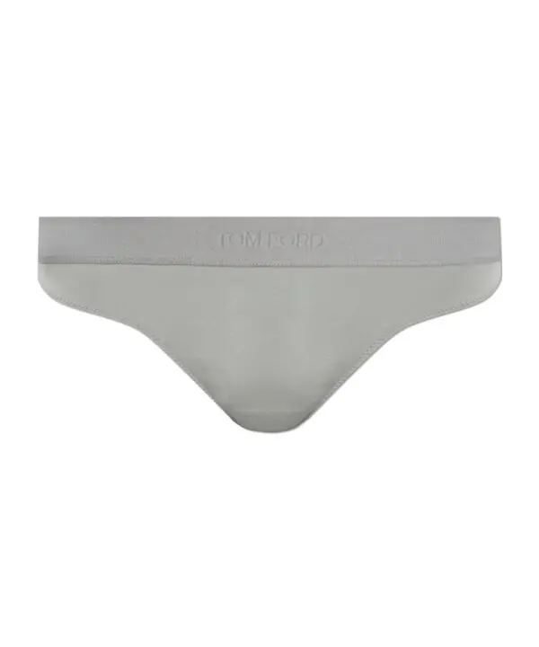 TOM FORD Logo Waistband Thong Briefs