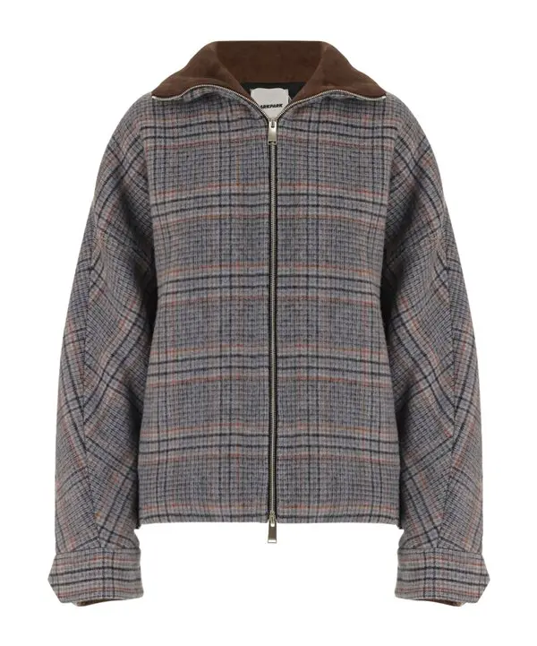 DARKPARK Checked Zip-up Jacket
