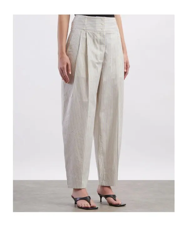 TOTEME Striped Casual Trousers - No