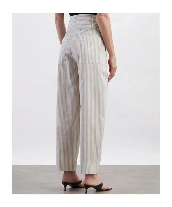 TOTEME Striped Casual Trousers - No