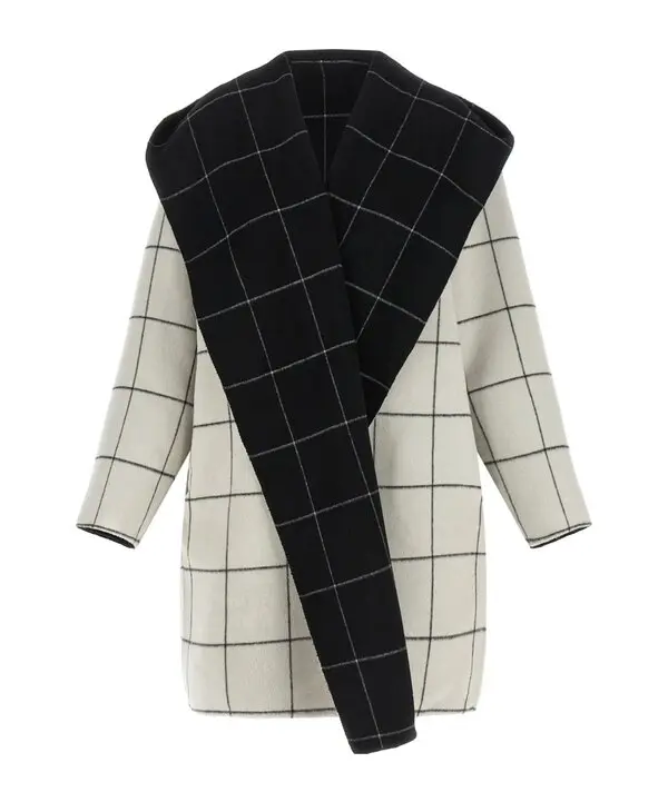 TOTEME Check-pattern Hooded Coat