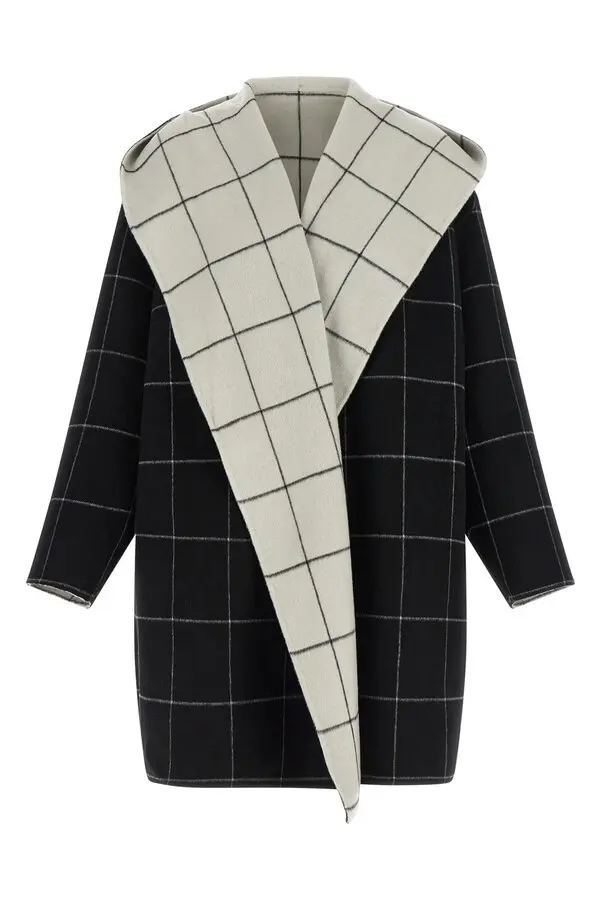 TOTEME Check-pattern Hooded Coat