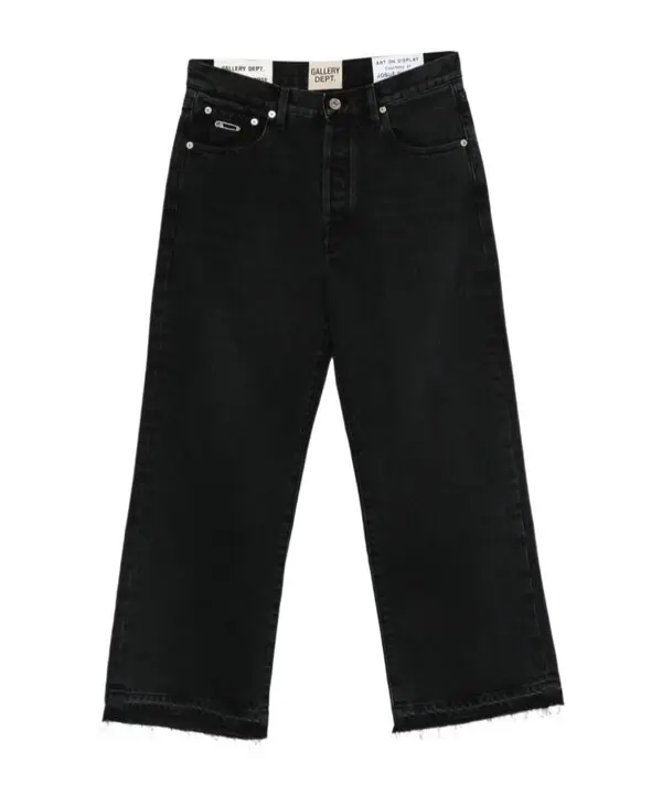 GALLERY DEPT. Melrose Raw-hem Wide-leg Jeans