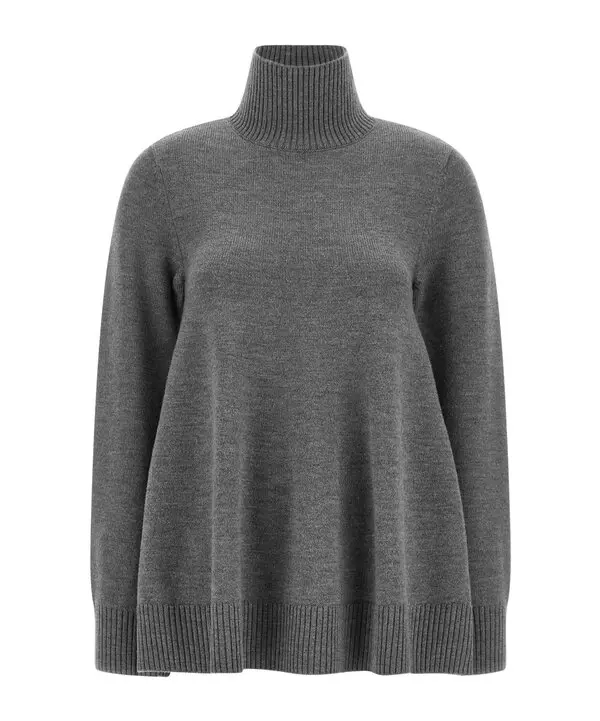 TOTEME Roll-neck Flared Sweater