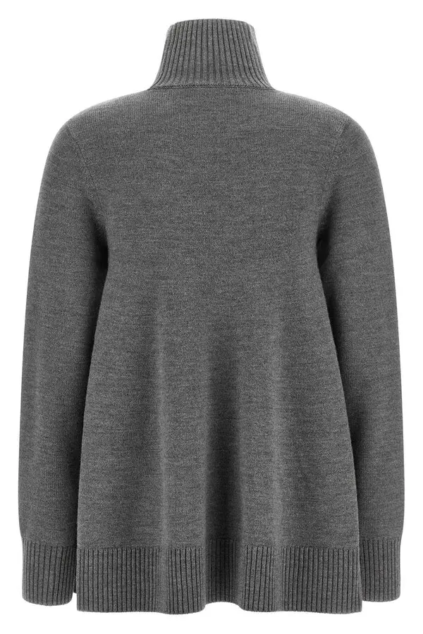TOTEME Roll-neck Flared Sweater