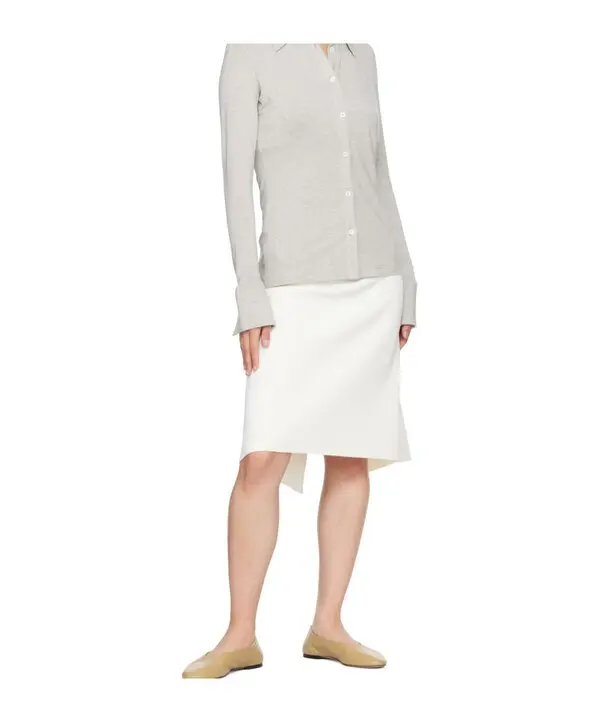 TOTEME Buttoned-back Midi Skirt