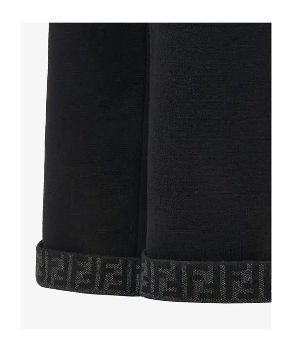 Fendi Trousers Ff Zucca Cashmere Trousers