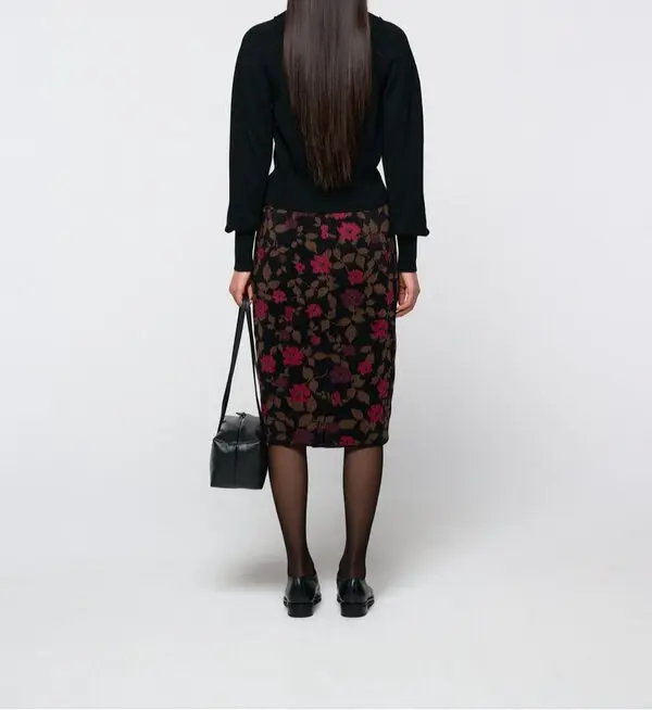 AMOMENTO Button-front Knit Cardigan