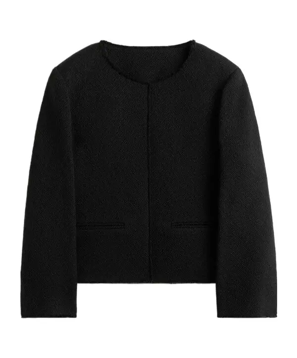 TOTEME Open-front Bouclé Blazer