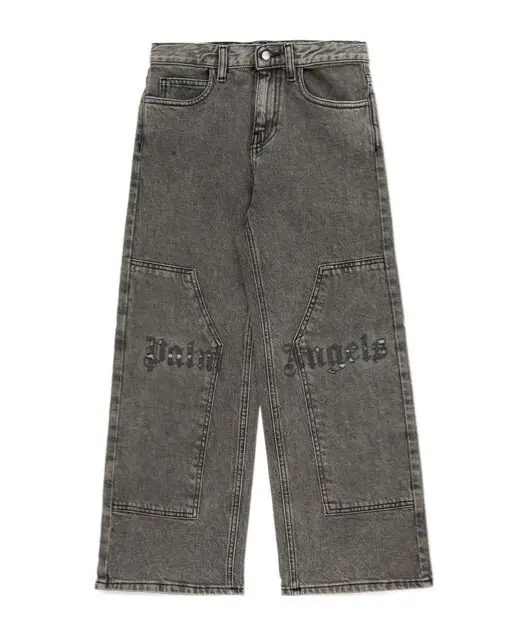 Palm Angels Belt-loop Jeans - Grey