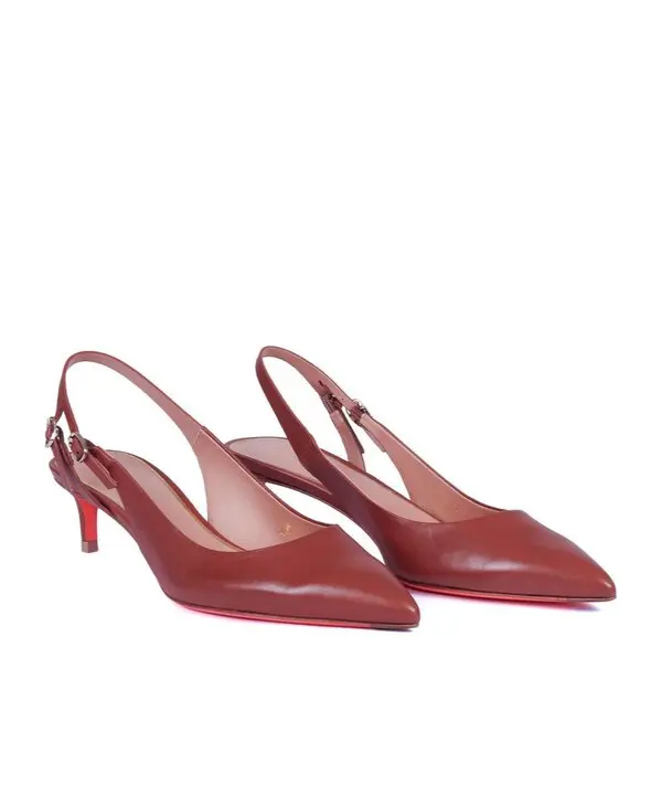 Santoni Mid-heel Slingback Pumps