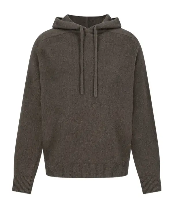 AMOMENTO Knitted Hoodie
