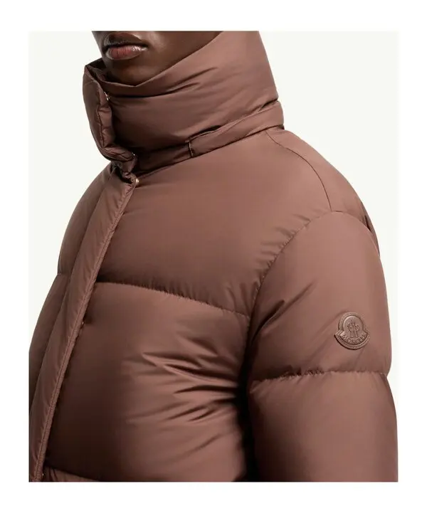 Moncler Ornement Hooded Long Down Jacket