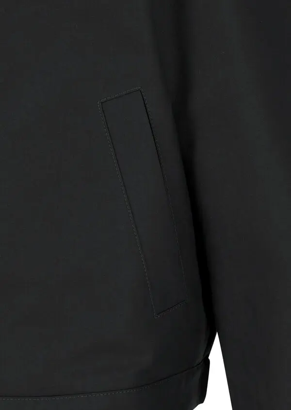 AMOMENTO Curved-sleeve Cotton Jacket