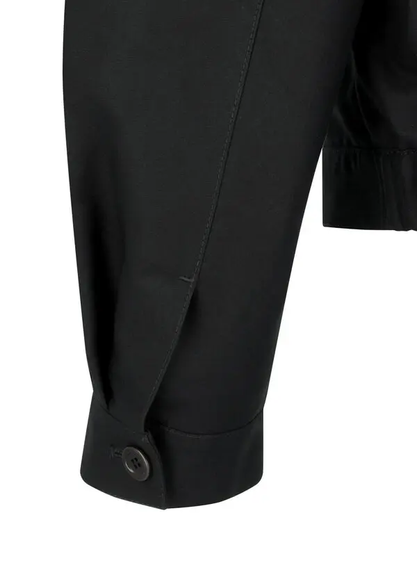 AMOMENTO Curved-sleeve Cotton Jacket