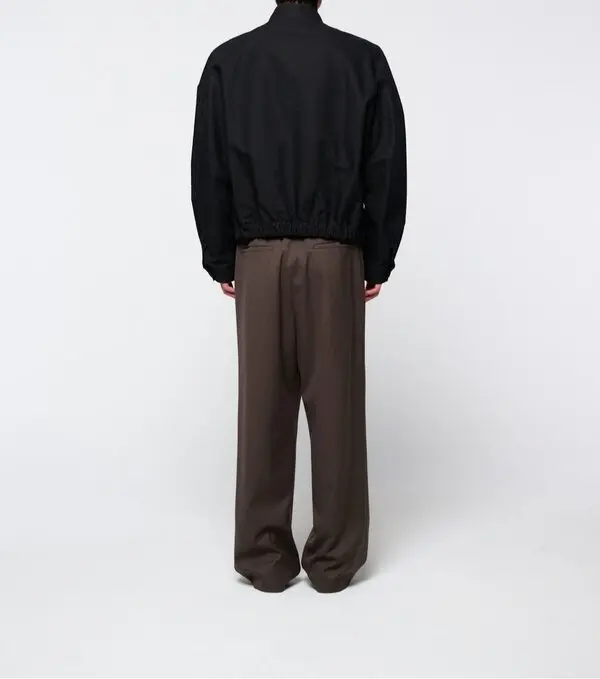 AMOMENTO Curved-sleeve Cotton Jacket