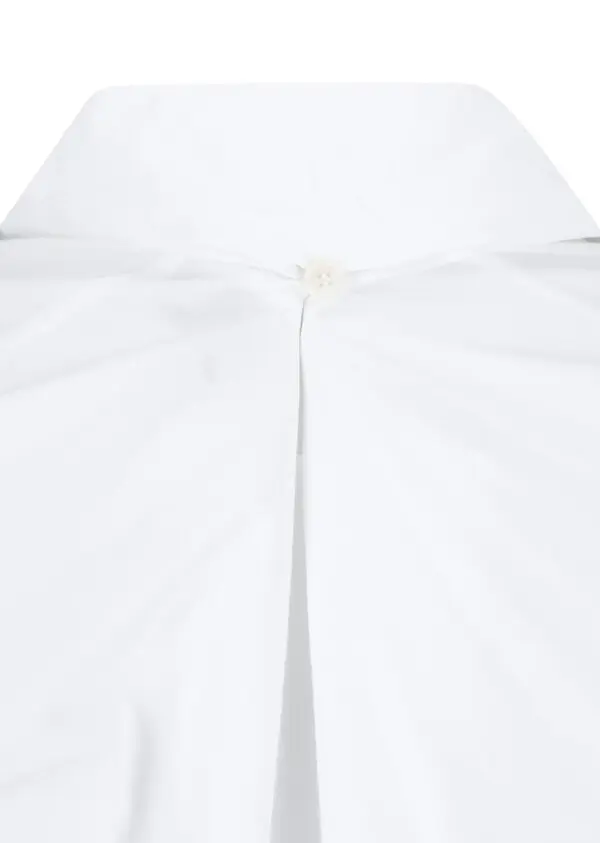 AMOMENTO Scarf-detail Long-sleeve Blouse - White