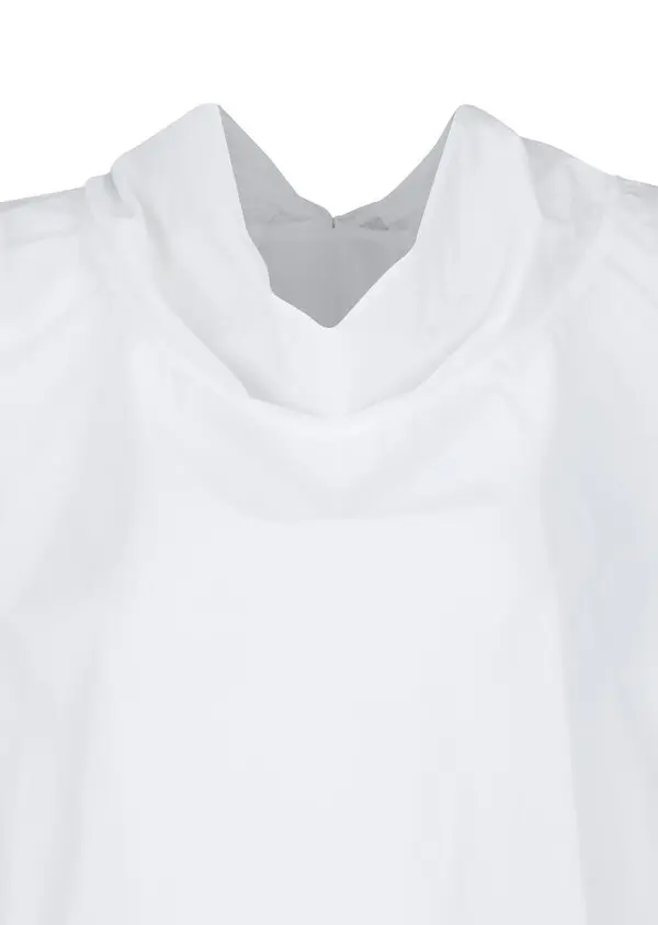 AMOMENTO Scarf-detail Long-sleeve Blouse - White