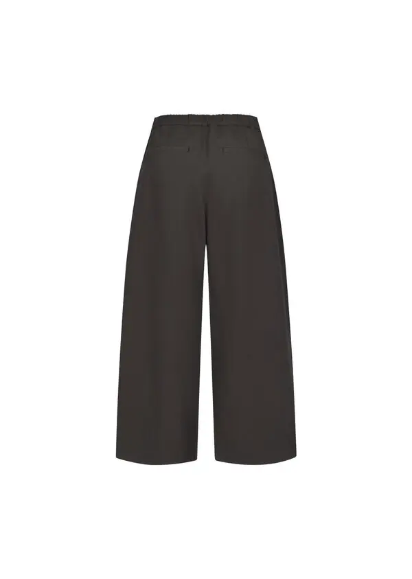 AMOMENTO Double-pleated Wide-leg Trousers