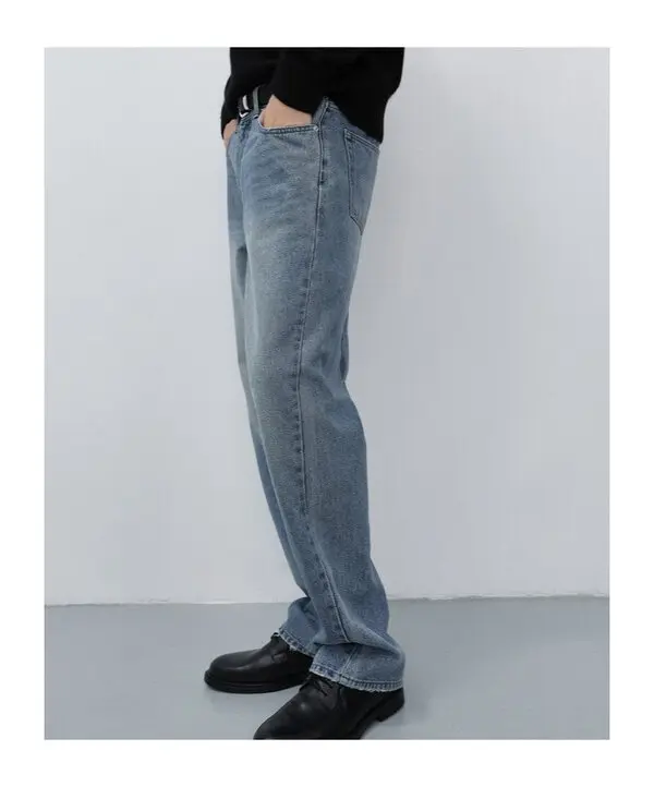 DUNST Loose Straight-leg Jeans