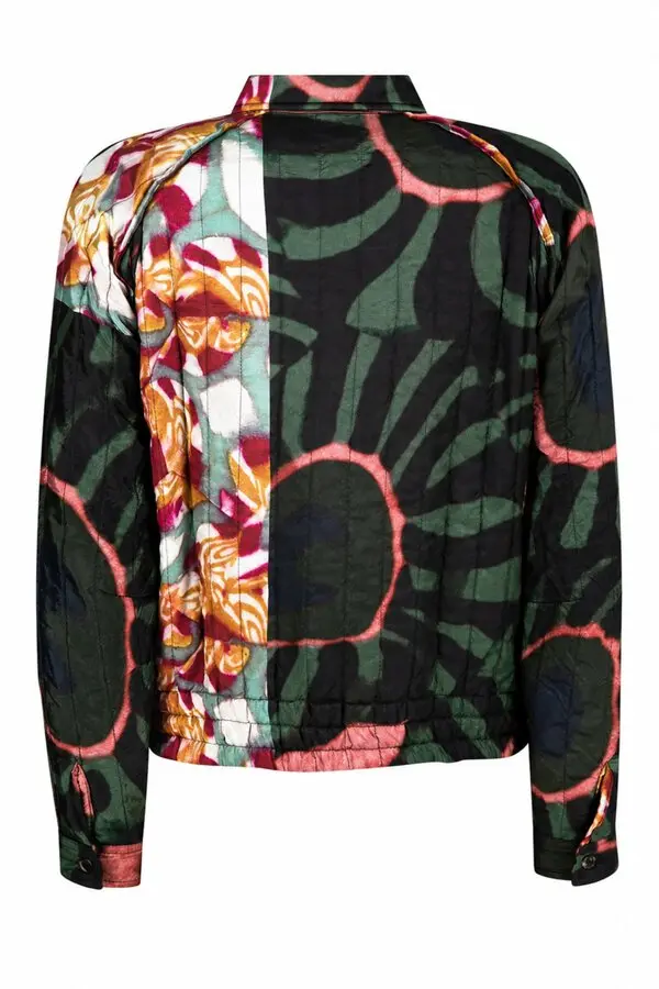 Dries Van Noten Quilted Printed Jacket