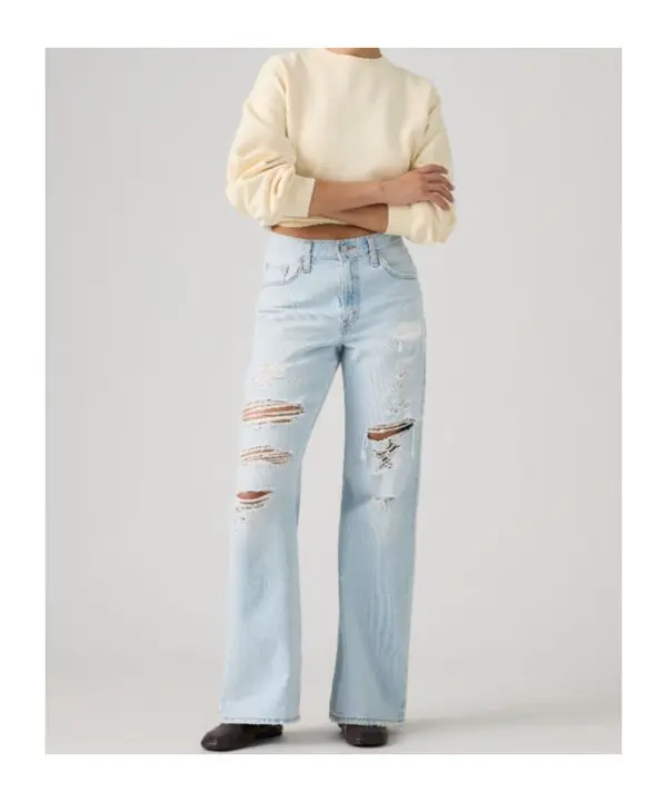 LEVI'S Loose Boot Distressed Jeans