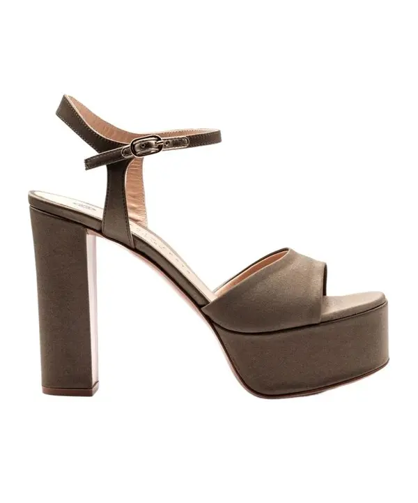 Roberto Festa Addis Platform Heeled Sandals - Brown