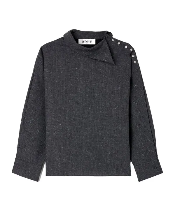 RÓHE Collared Top