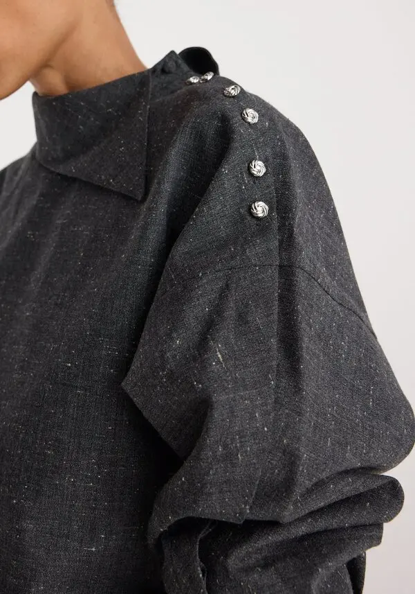 RÓHE Collared Top