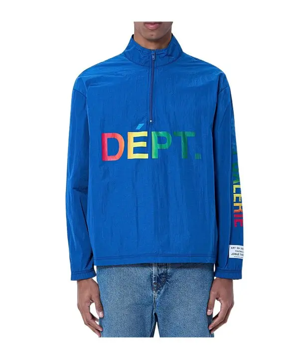 GALLERY DEPT. Half-zip Logo Pullover Jacket