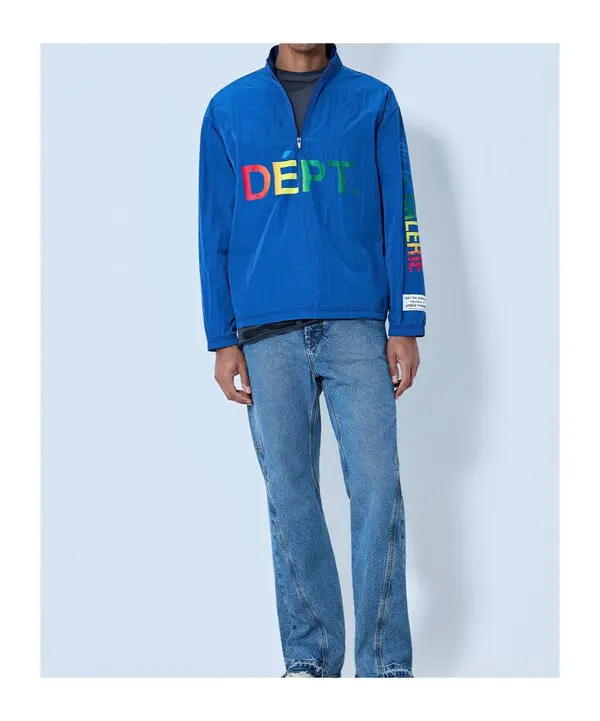 GALLERY DEPT. Half-zip Logo Pullover Jacket