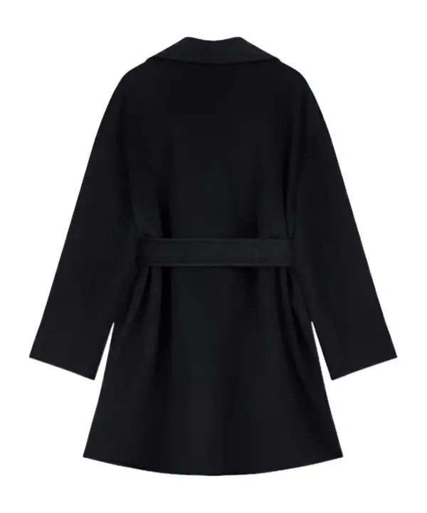 Emporio Armani Blouson Jacket In Wool And Cashmere With Wide Lapels