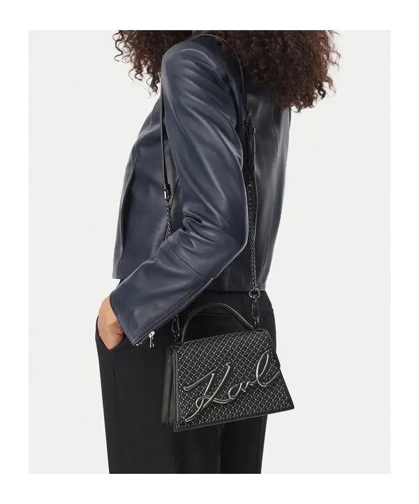 Karl Lagerfeld Flap Shoulder Bag
