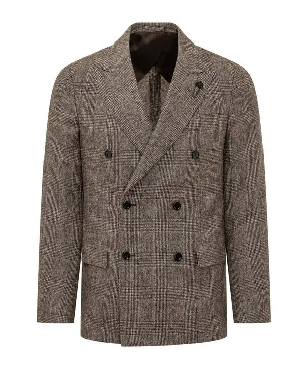 LARDINI Double-breasted Suit And Trousers Two-piece Set