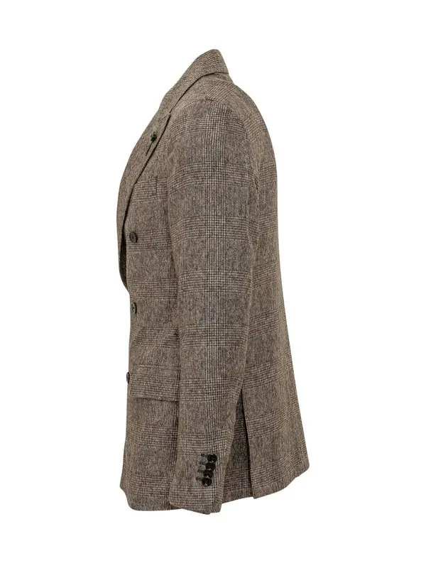LARDINI Double-breasted Suit And Trousers Two-piece Set