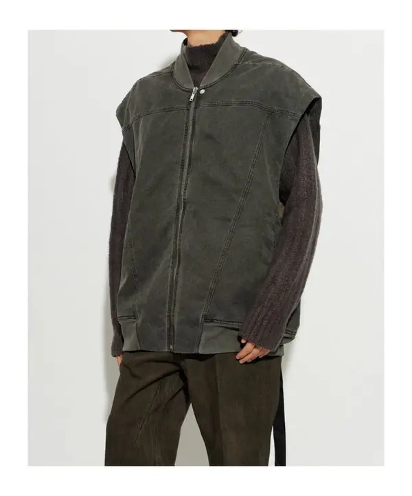 Rick Owens Oversized Denim Vest