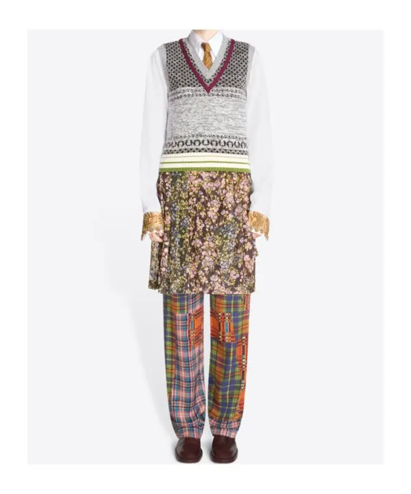 Dries Van Noten Fitted Cashmere Top