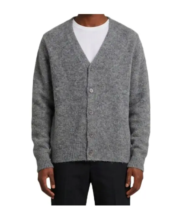 AMI Paris V-neck Buttoned Cardigan