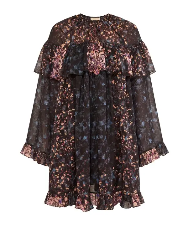 Ulla Johnson Elise Floral-jacquard Ruffled Blouse