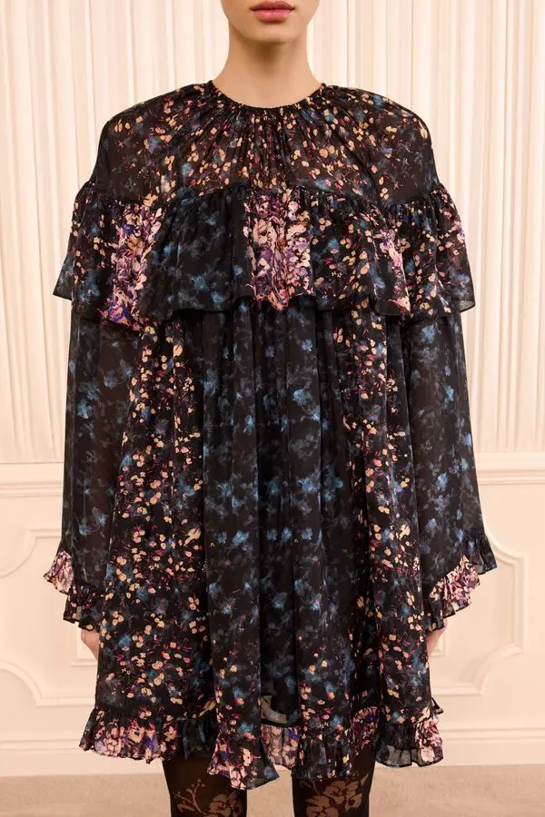 Ulla Johnson Elise Floral-jacquard Ruffled Blouse